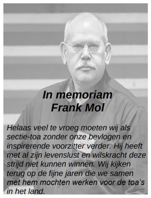 In memoriam Frank Mol | NVON TOA